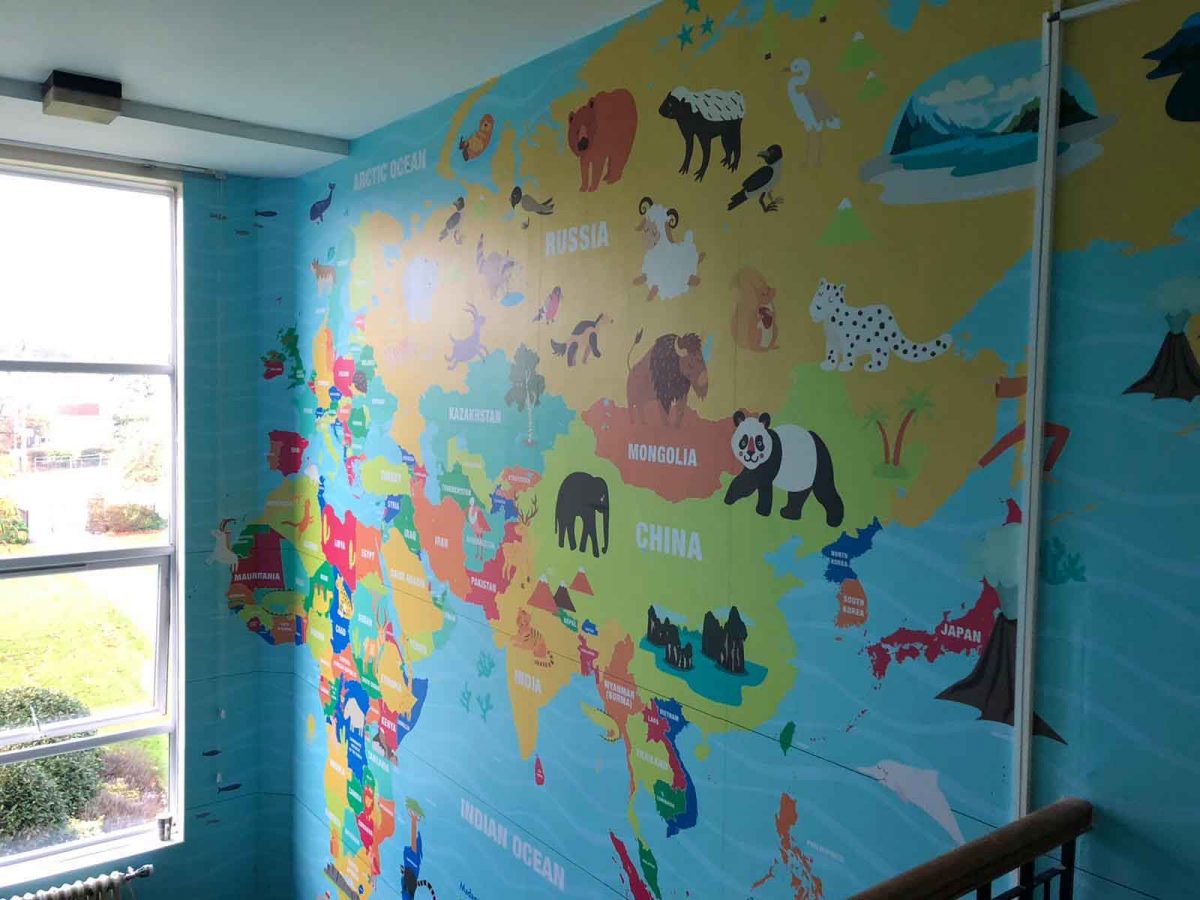 HD Wraps UK – wall art for schools – Wall wraps for schools, wall art ...